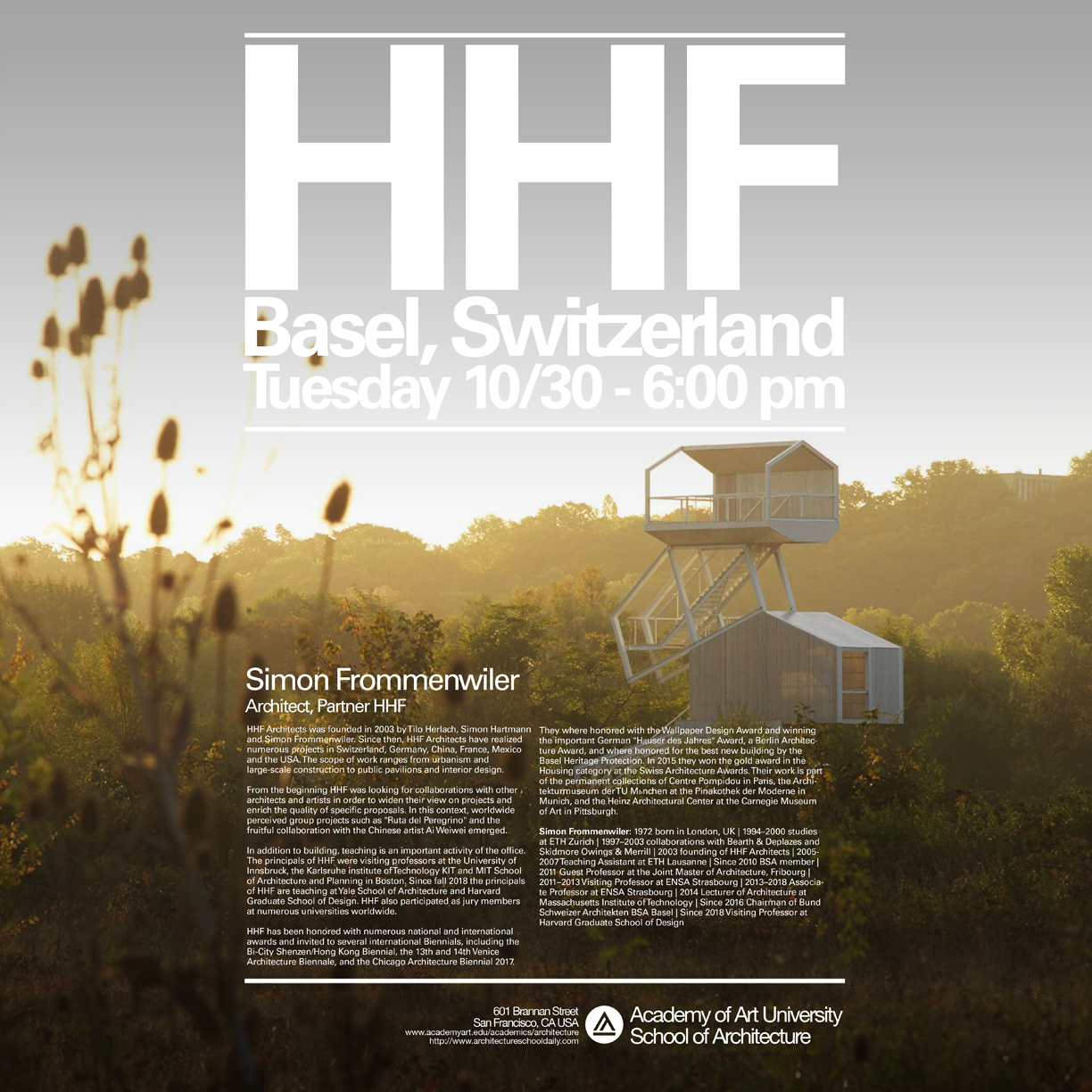 HHF Architects - ArtU School of Architecture