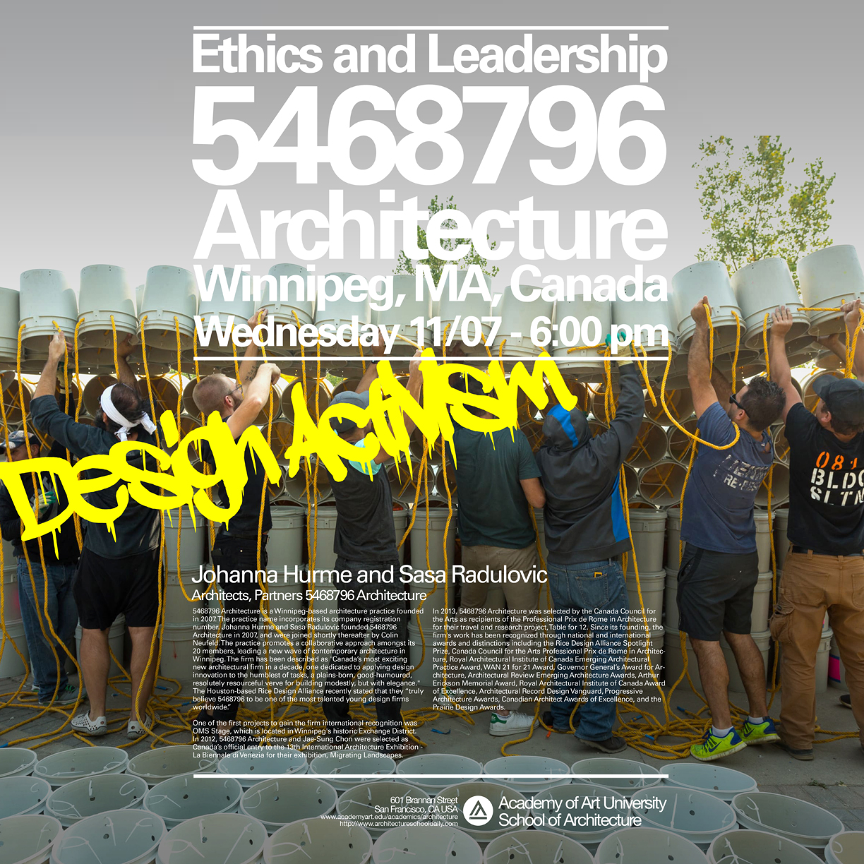 Design Activism - ArtU School of Architecture