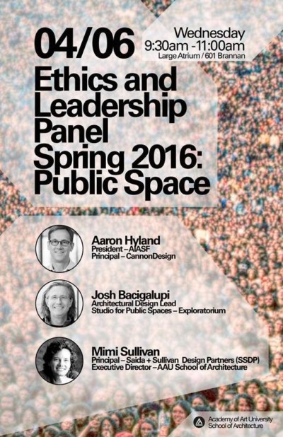 Ethics and Leadership Panel: Public Space - ArtU School of Architecture